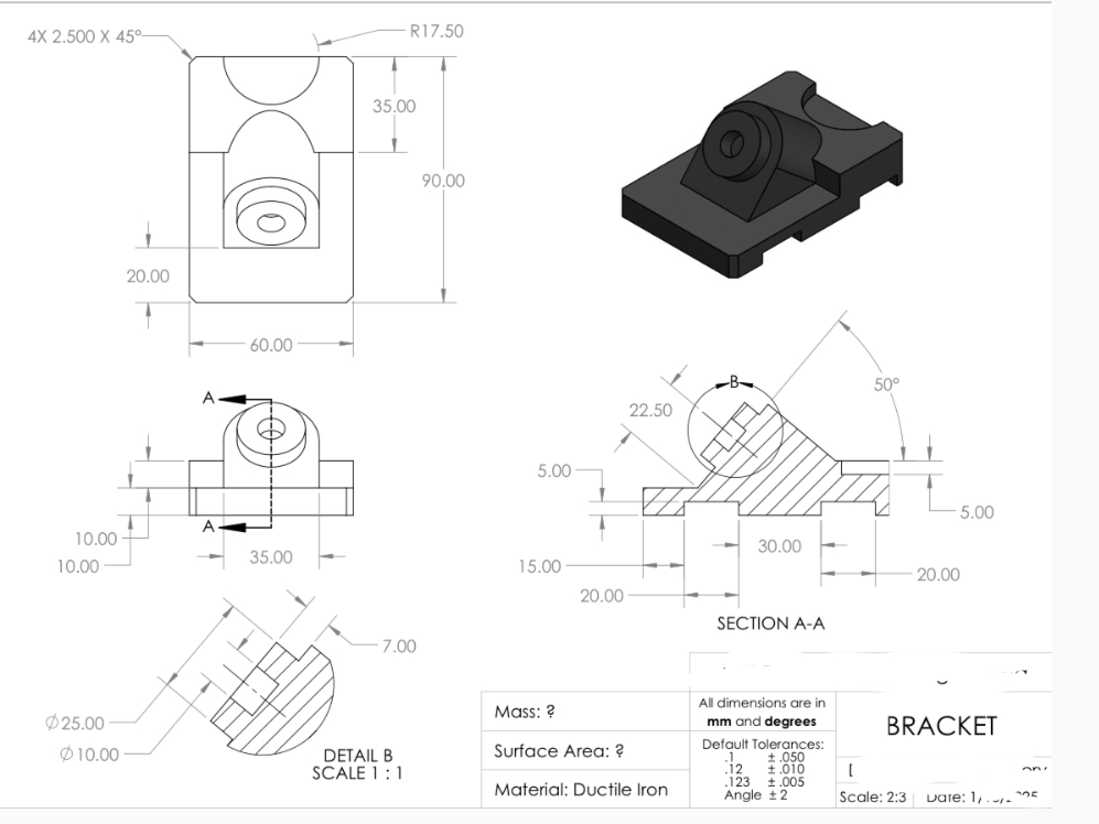 Can you show it in solidworks. To be more specific, I | Chegg.com
