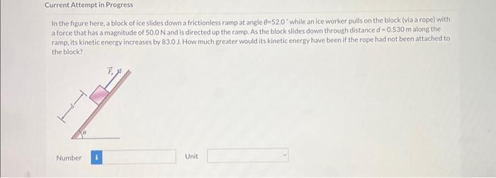Solved In the figure here, a block of ice slides down a | Chegg.com