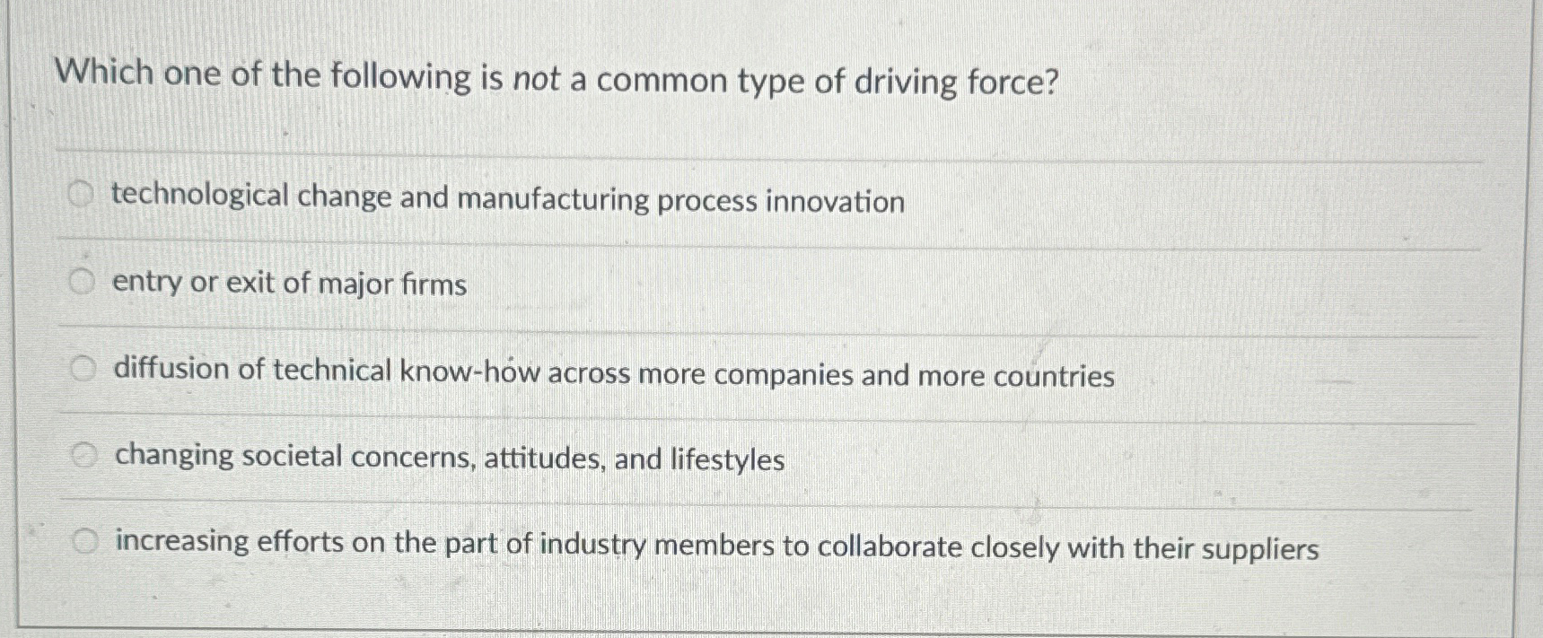 Solved Which one of the following is not a common type of | Chegg.com