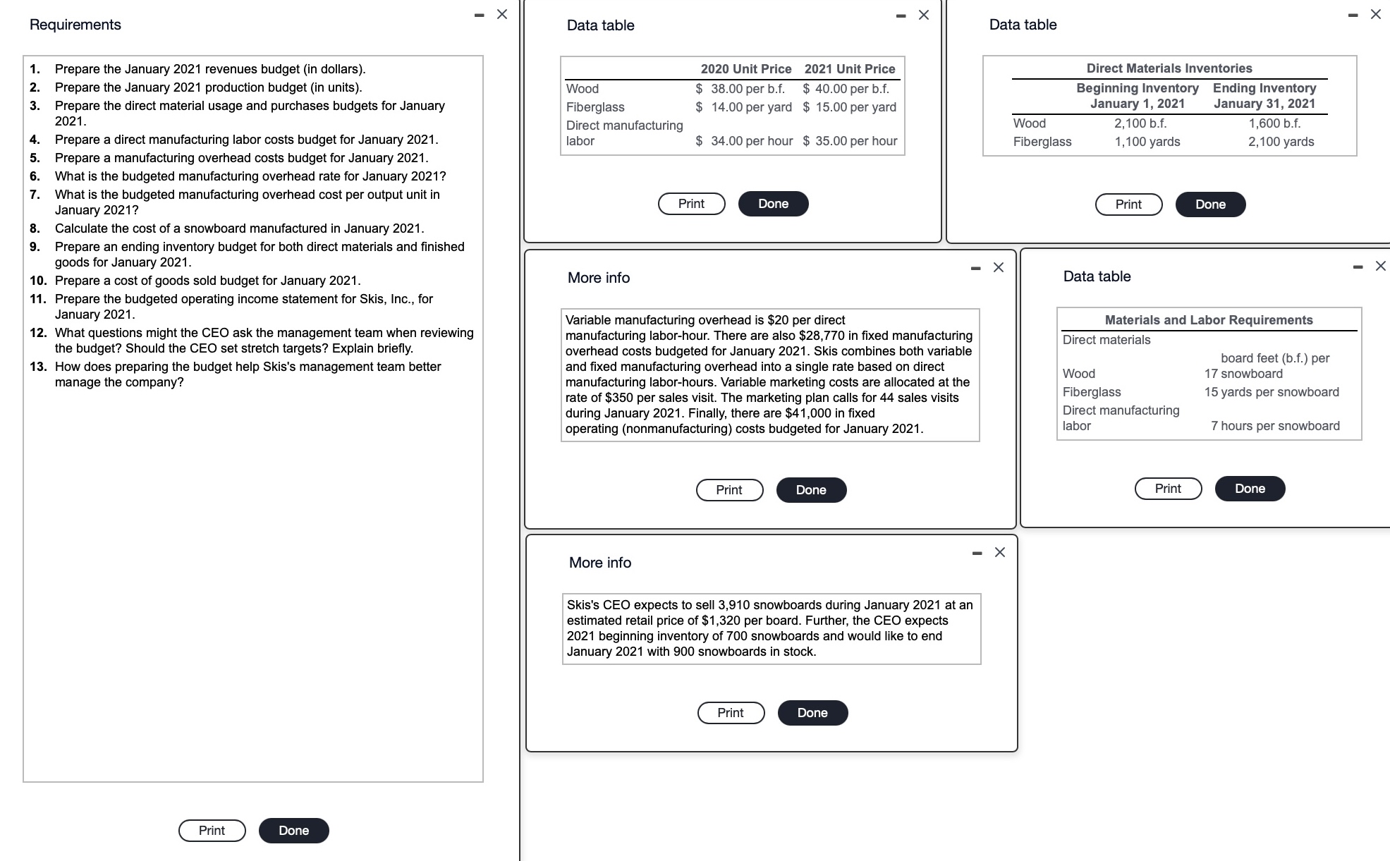 Please show all work and calculations and in order | Chegg.com