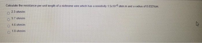 Solved Calculate the resistance per unit length of a | Chegg.com