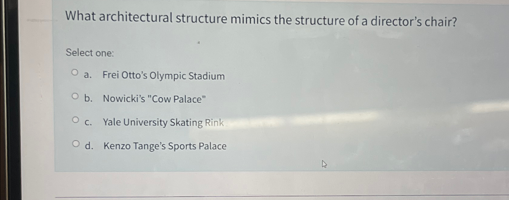 Solved What architectural structure mimics the structure of | Chegg.com