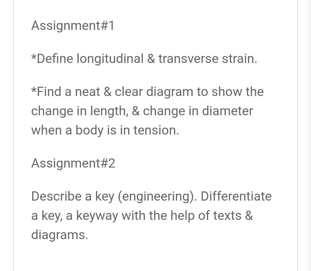 Solved Assignment#1 *Define longitudinal & transverse | Chegg.com
