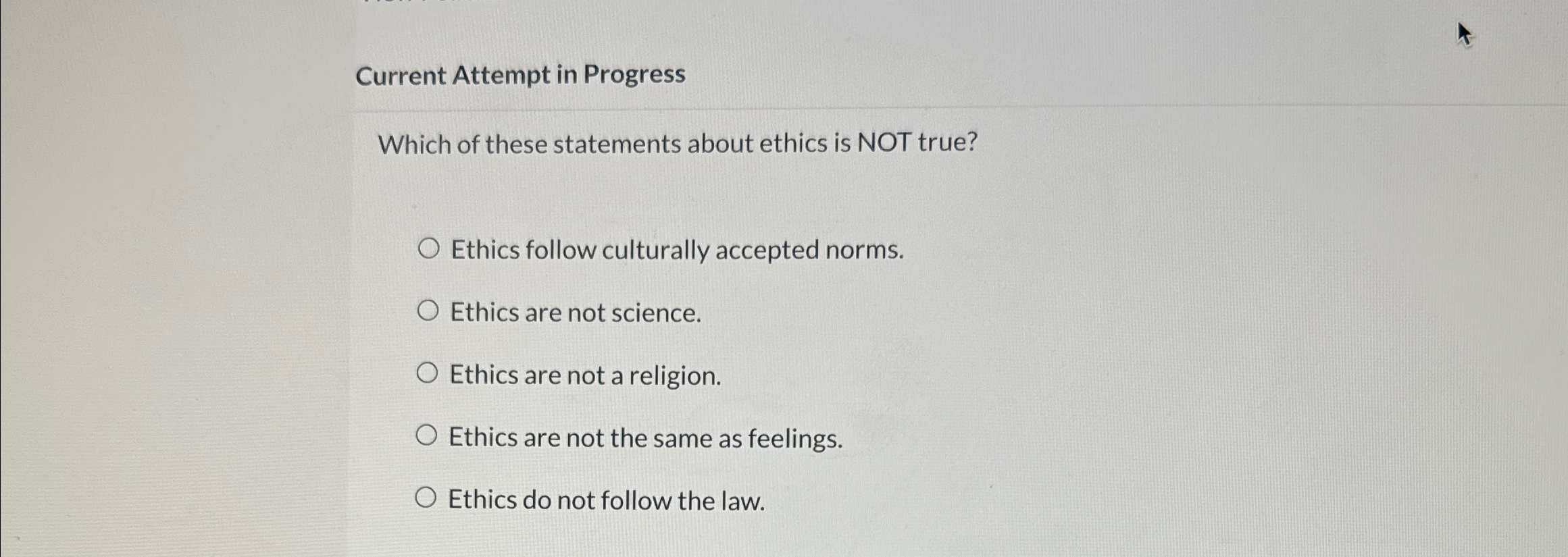 Solved Current Attempt in ProgressWhich of these statements | Chegg.com