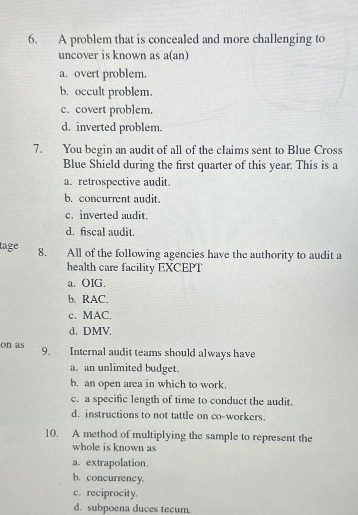 Solved A problem that is concealed and more challenging to | Chegg.com
