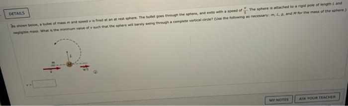 Solved DETAILS MY Notes ASK voUl TrACHEH | Chegg.com
