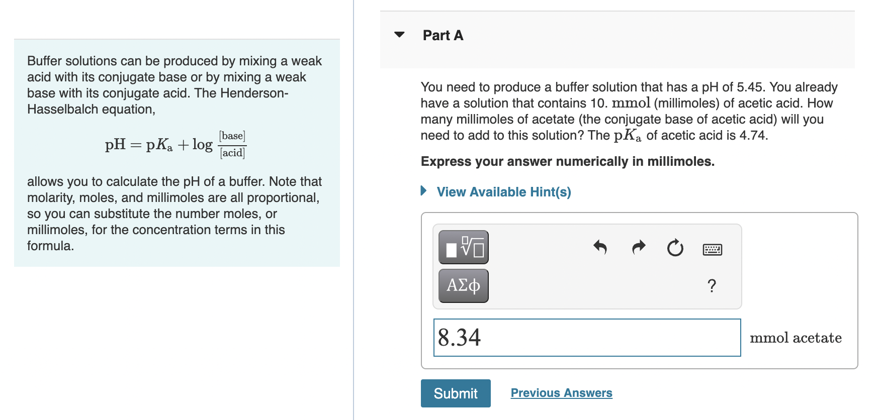 Solved Part One Chem Help Q8 | Chegg.com