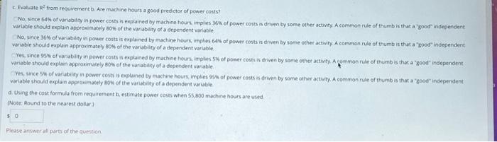 Solved Least Squares Regression Analysis collected and are | Chegg.com