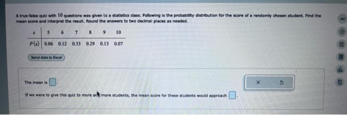 Solved A tree-felse eutr with 10 questions was given to a | Chegg.com