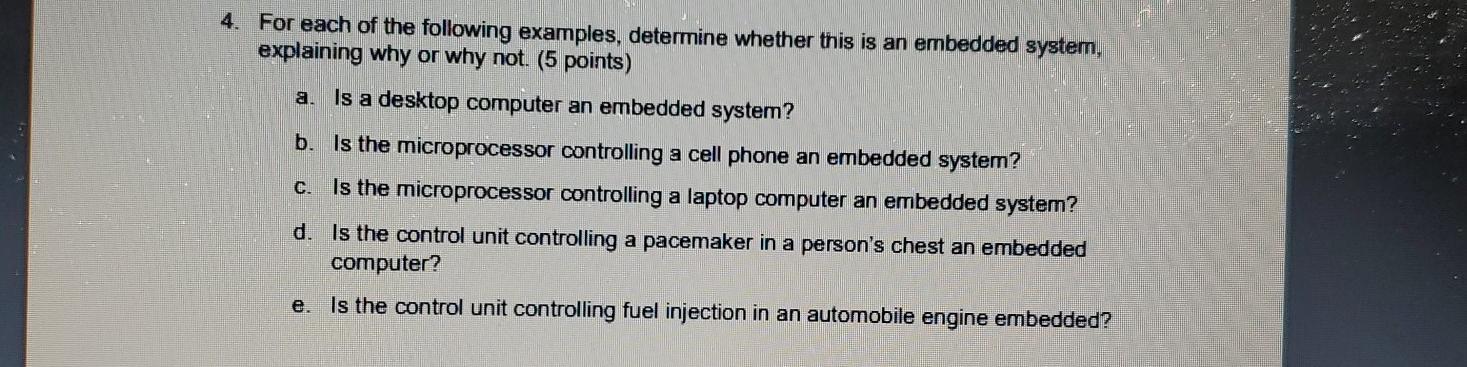Solved 4. For each of the following examples, determine | Chegg.com