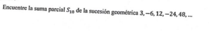 Solved Find the partial sum (S10) of the geometric sequence | Chegg.com
