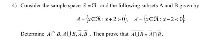 [Solved]: Consider the sample space S= and the following su