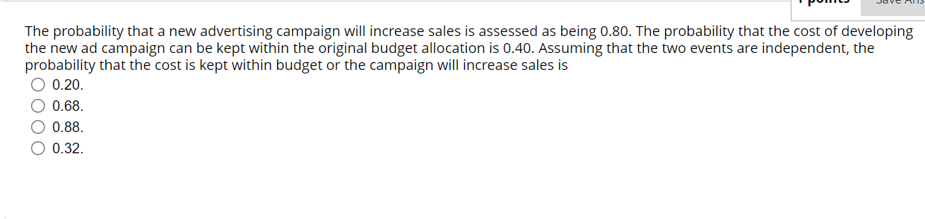 Solved The probability that a new advertising campaign will | Chegg.com