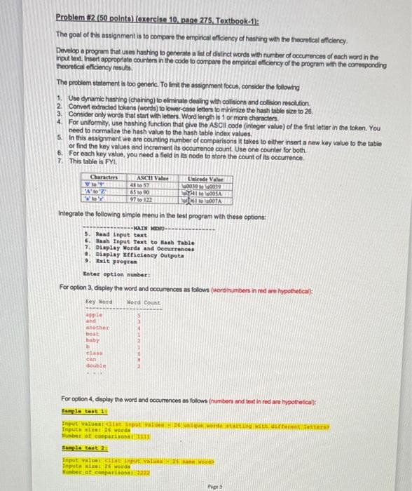 Problem H2 (50 points) (exercise 10, page 275. | Chegg.com