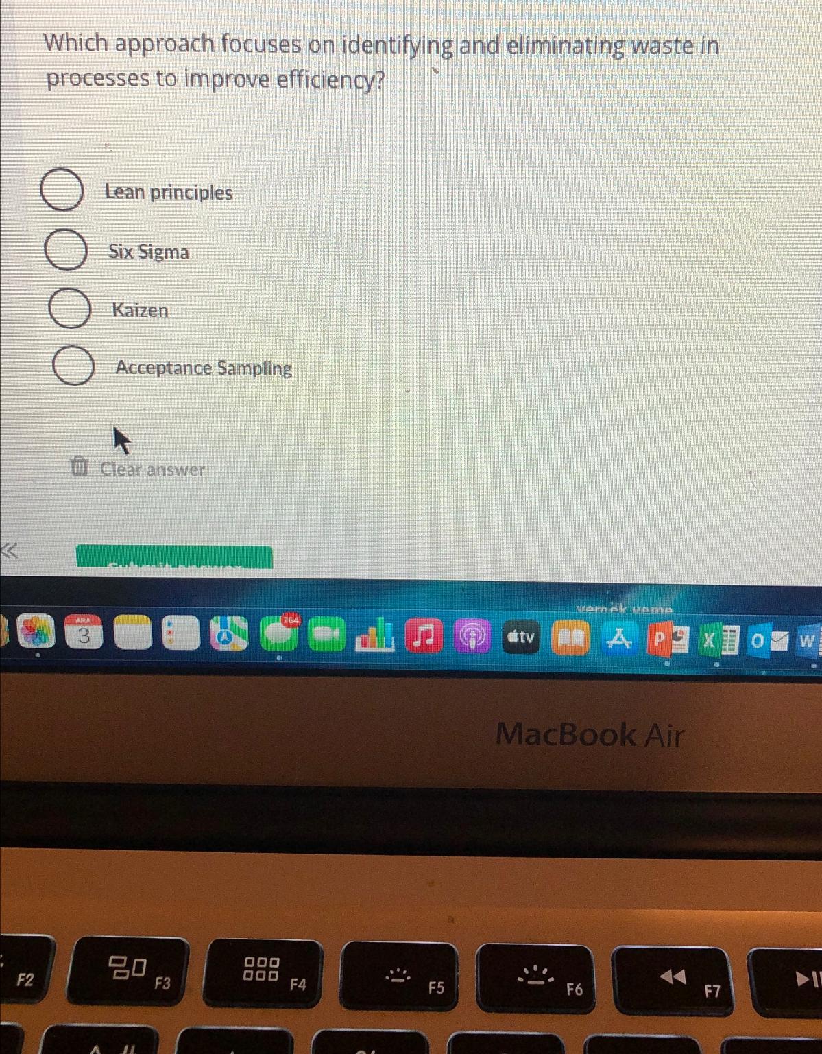 Solved Which approach focuses on identifying and eliminating | Chegg.com