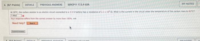 Solved At 20∘C, the carbon revitor in an eiectic drayt | Chegg.com