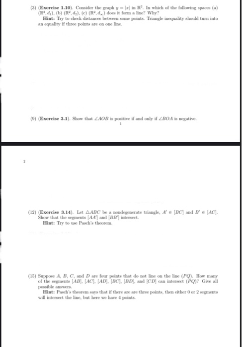 Solved Can someone help me solve these 4 exercises, and | Chegg.com