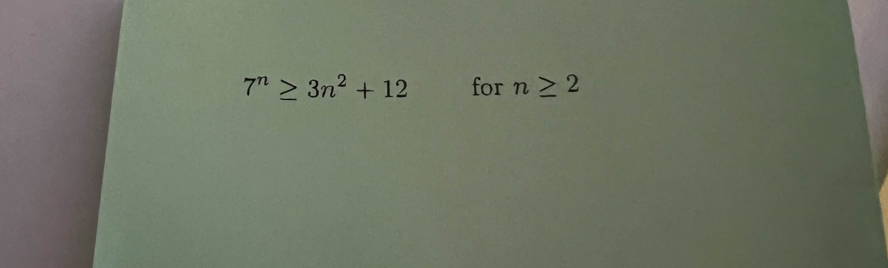 Solved Proof by ﻿induction. Please answer using the | Chegg.com