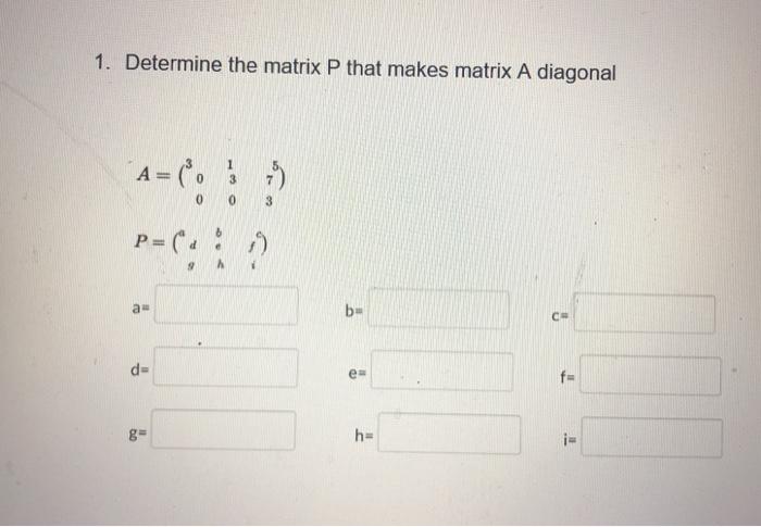 Solved If the matrix cannot be diagonalized, put as the | Chegg.com