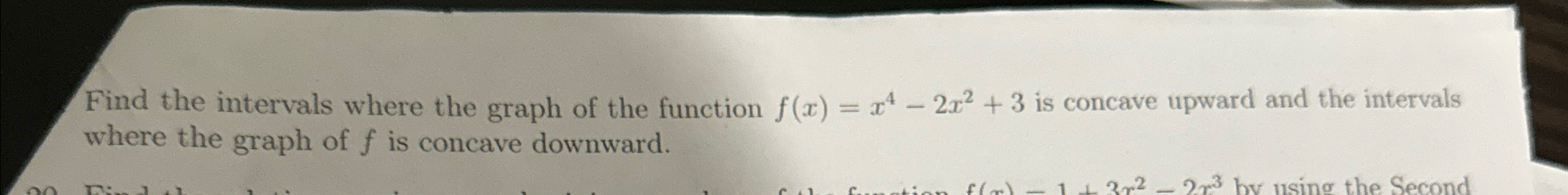 Solved Find the intervals where the graph of the function | Chegg.com