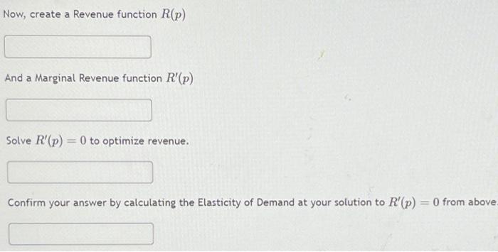 Solved Given the demand function D(p)=200−4p2, where p | Chegg.com
