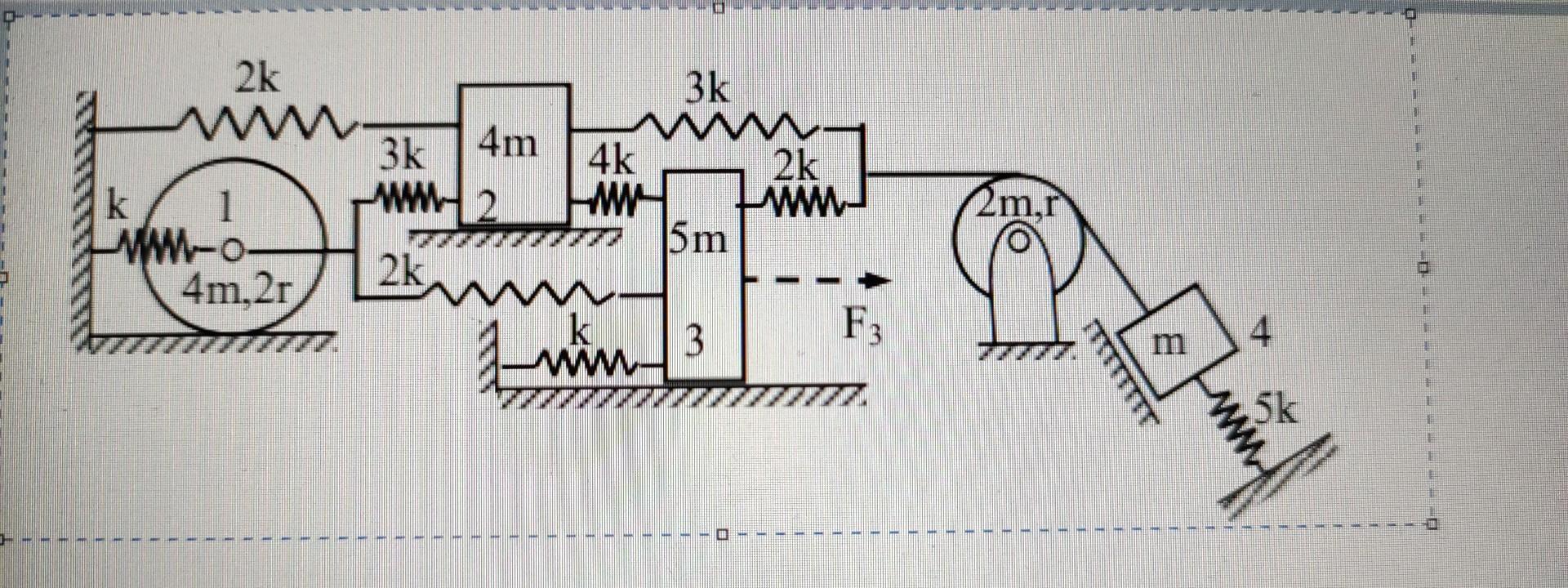 obtain stiffnes and mass matrixes of the system get | Chegg.com