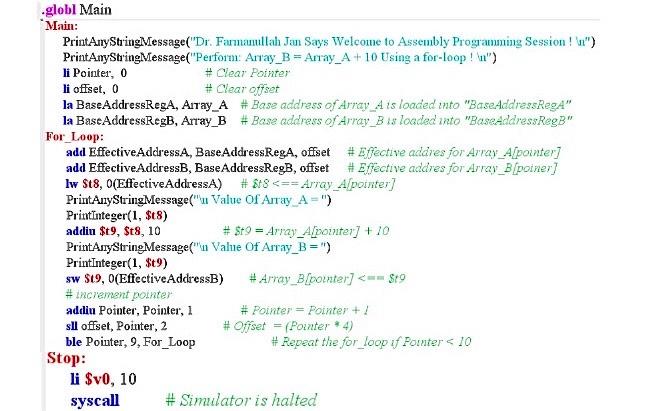 Solved .data \# Deta segment Array_A: word | Chegg.com