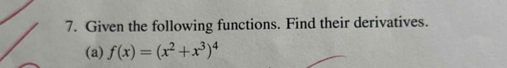 Solved Given the following functions. Find their | Chegg.com