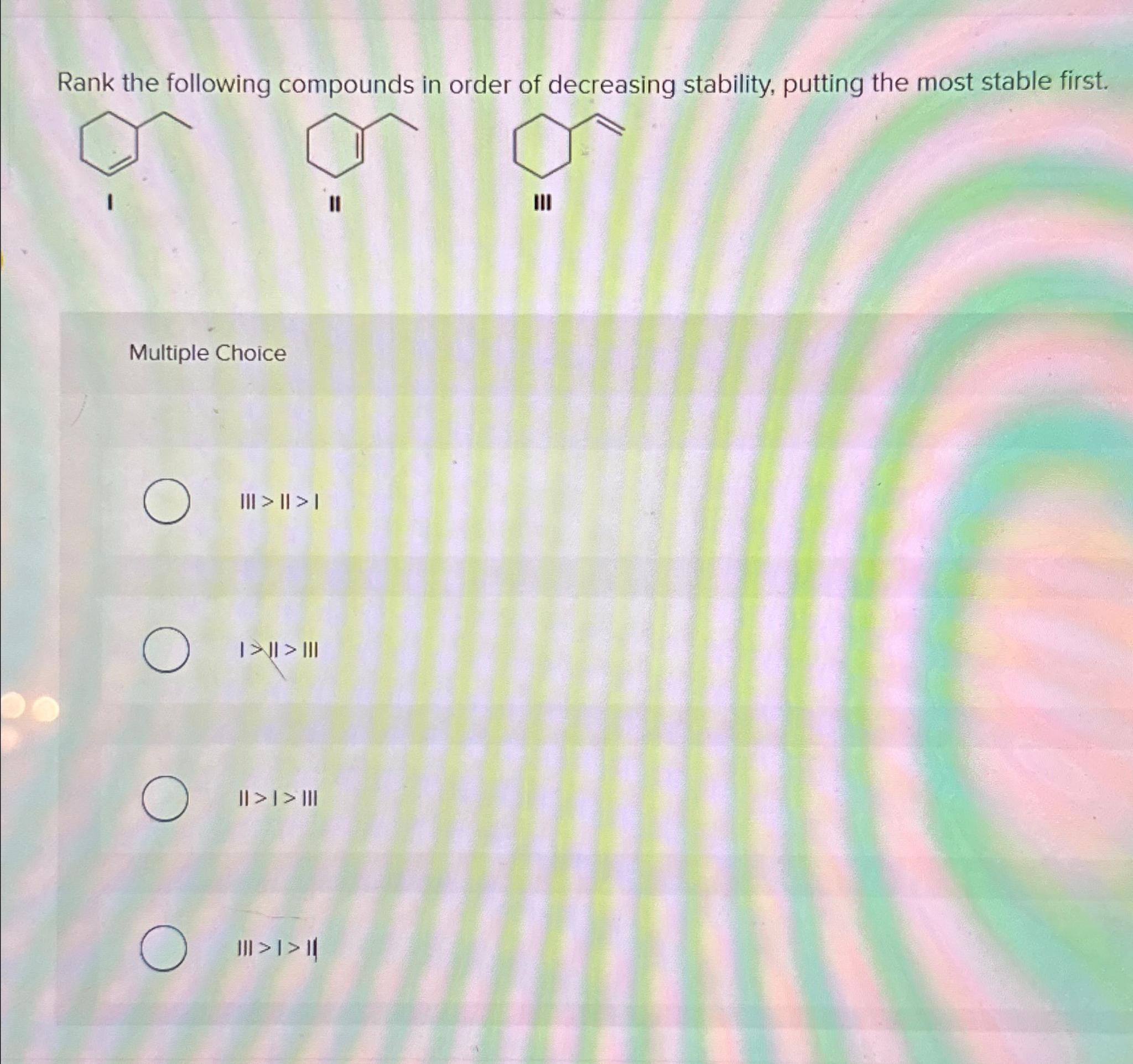 Solved Rank the following compounds in order of decreasing | Chegg.com