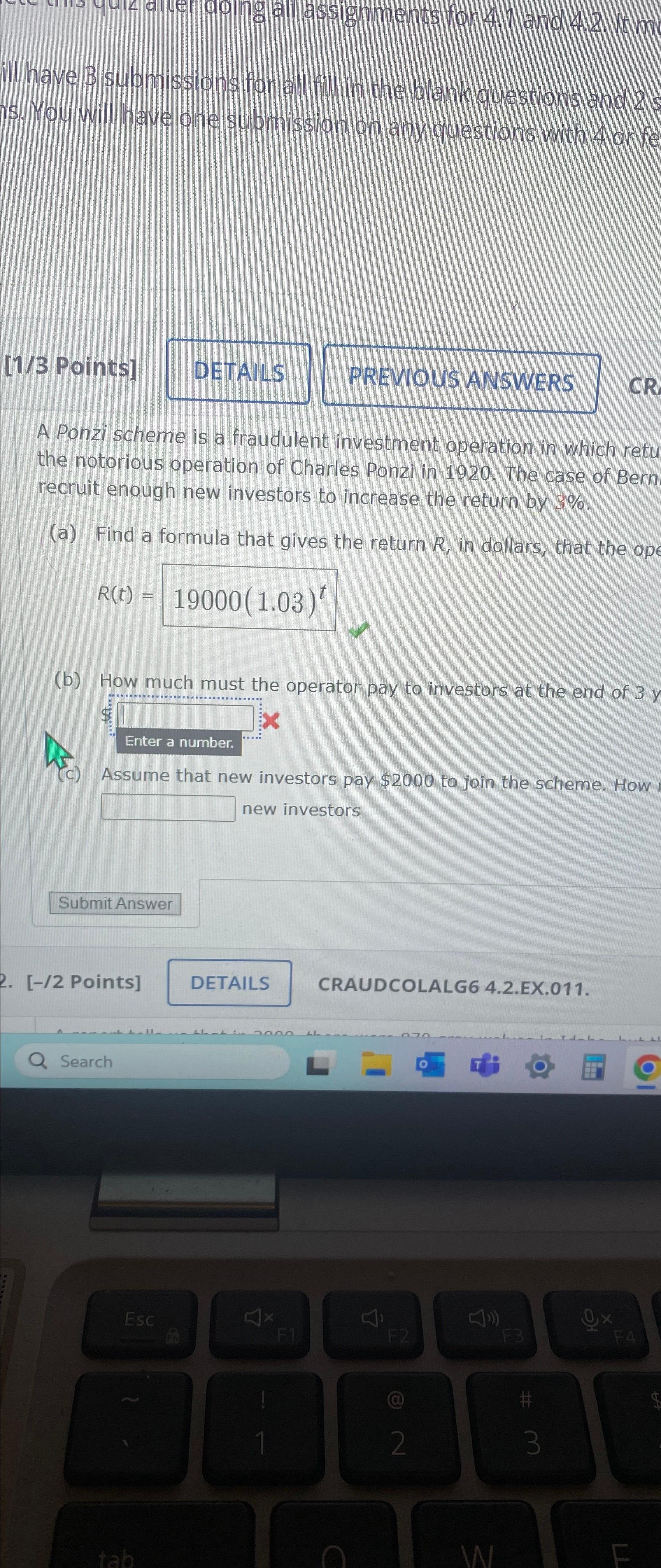 Solved ill have 3 ﻿submissions for all fill in the blank | Chegg.com