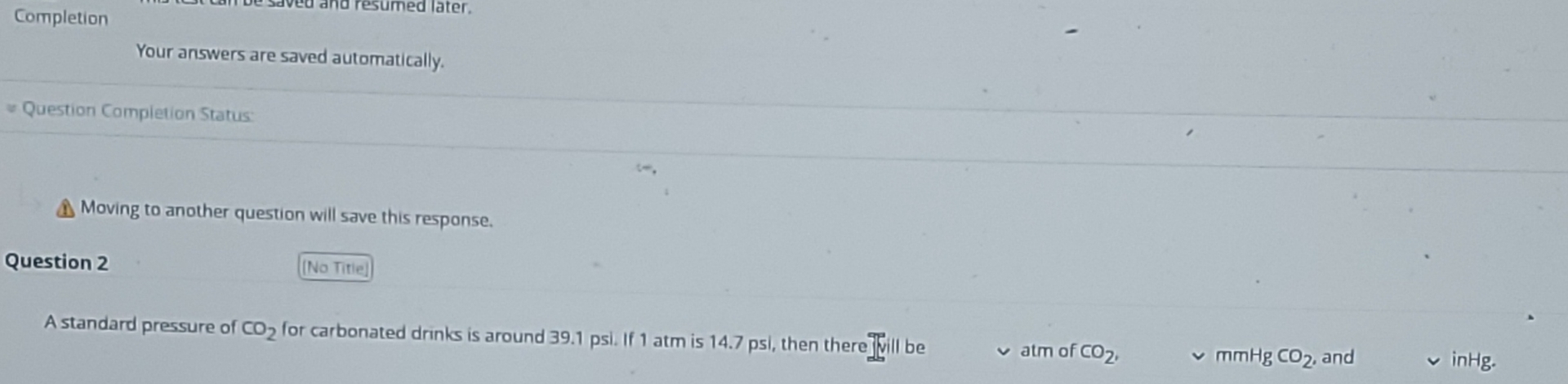 High Quality SOLUTION CompletionYour answers are saved | Chegg.com