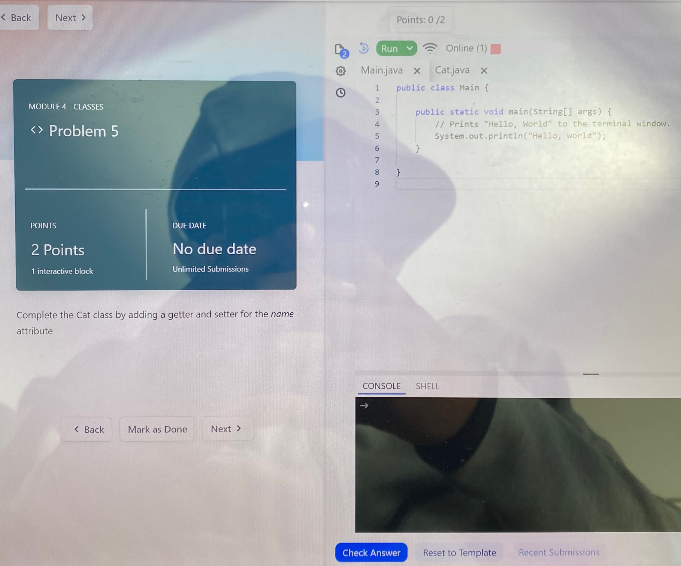 Solved Please help me solve this code in Java, I will upvote | Chegg.com