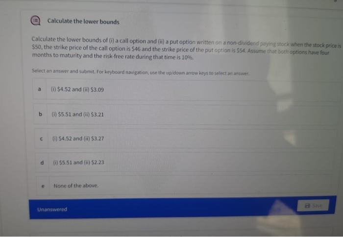 Solved Calculate the lower bounds Calculate the lower bounds | Chegg.com