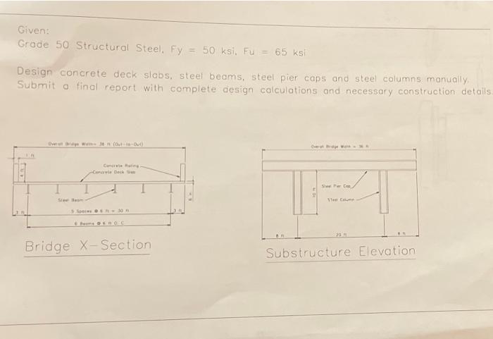 Solved Given: Grade 5o Structural Steel, Fy = 50 ksi, Fu = | Chegg.com