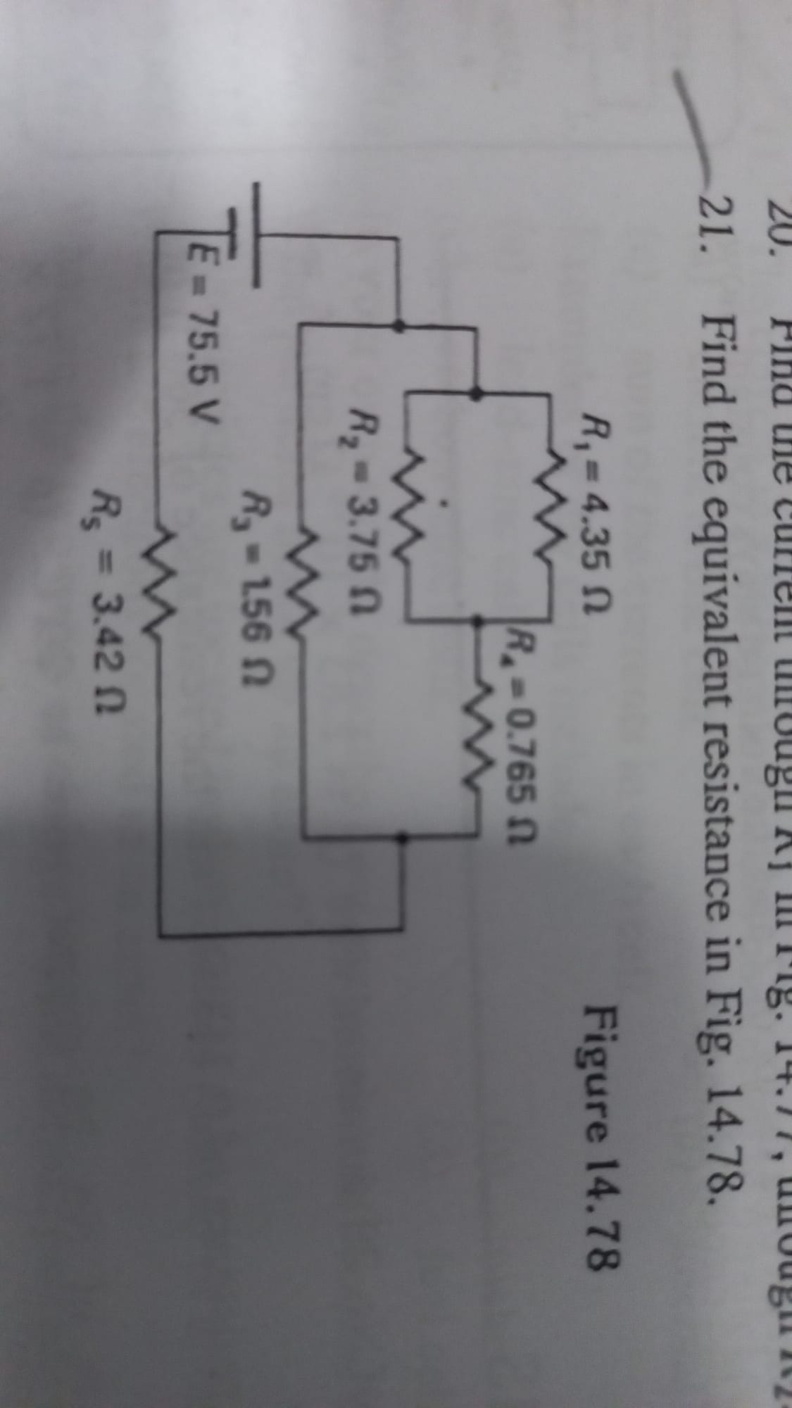 Solved Find the equivalent resistance in Fig. 14.78.Figure | Chegg.com