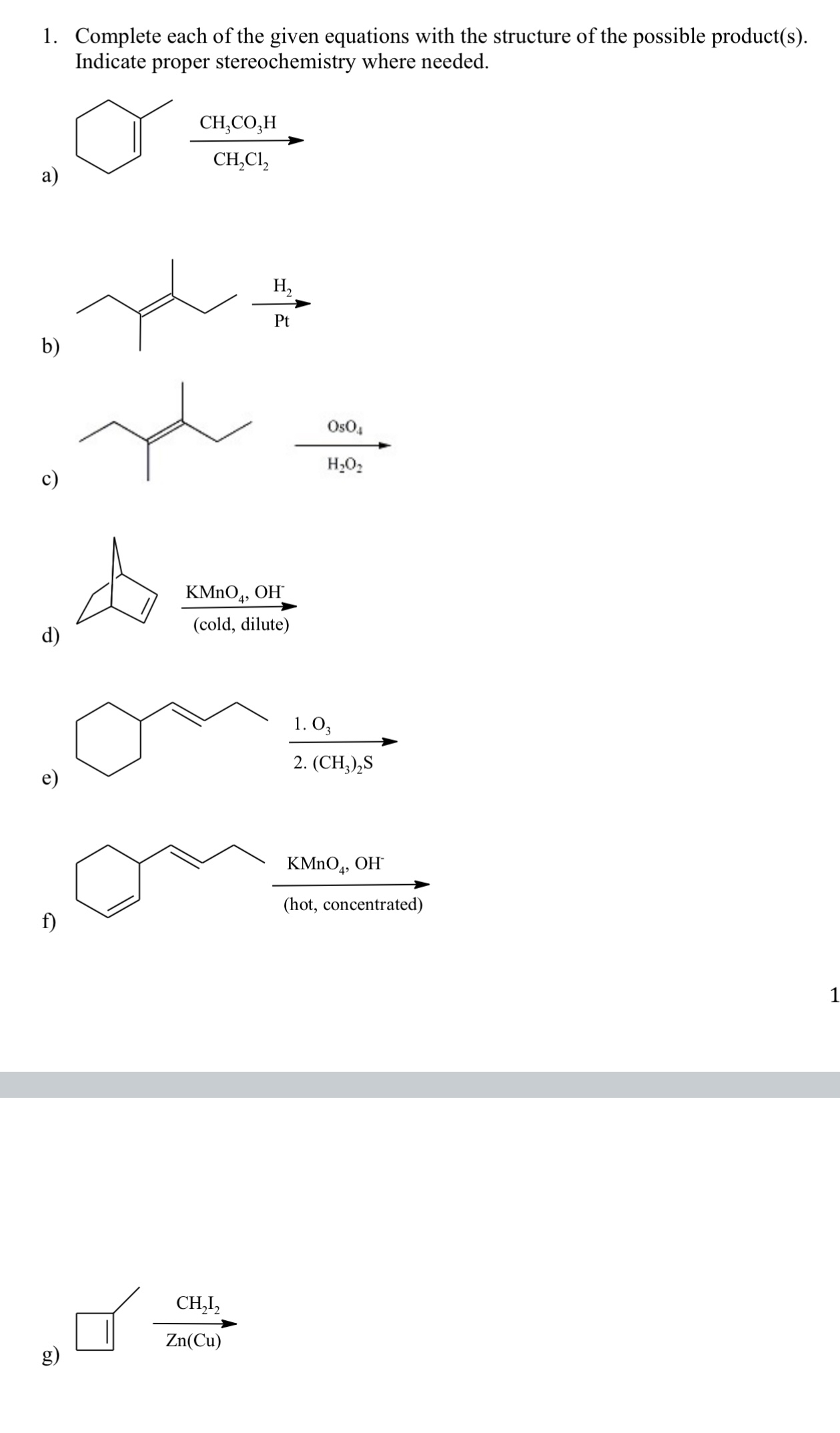 Solved Complete each of the given equations with the | Chegg.com