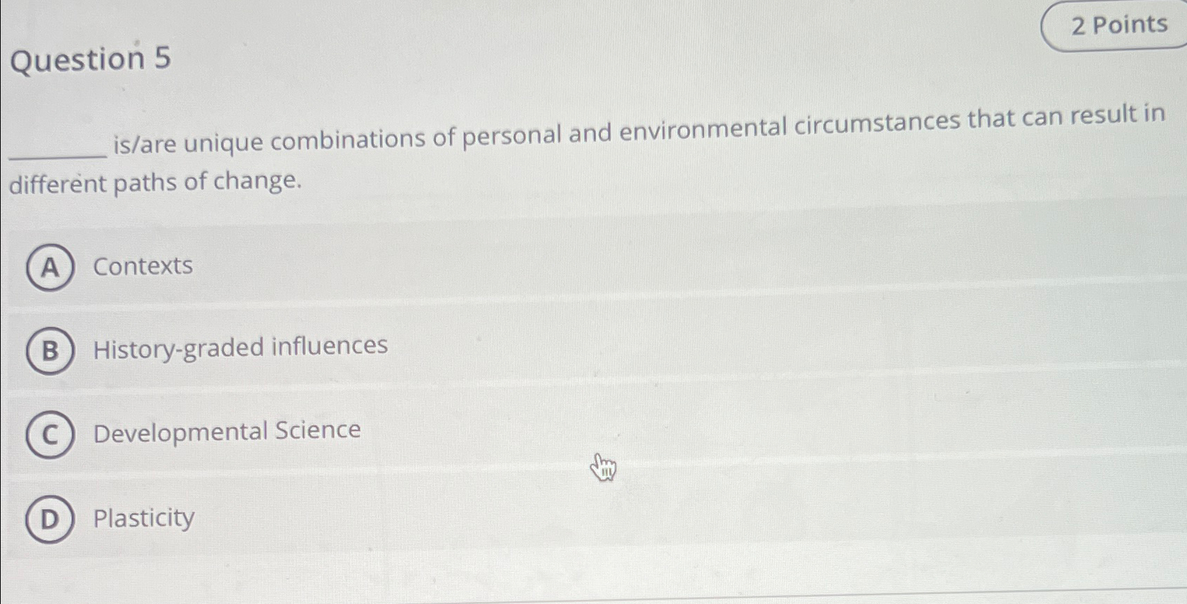 Solved Question 5is/are unique combinations of personal and | Chegg.com