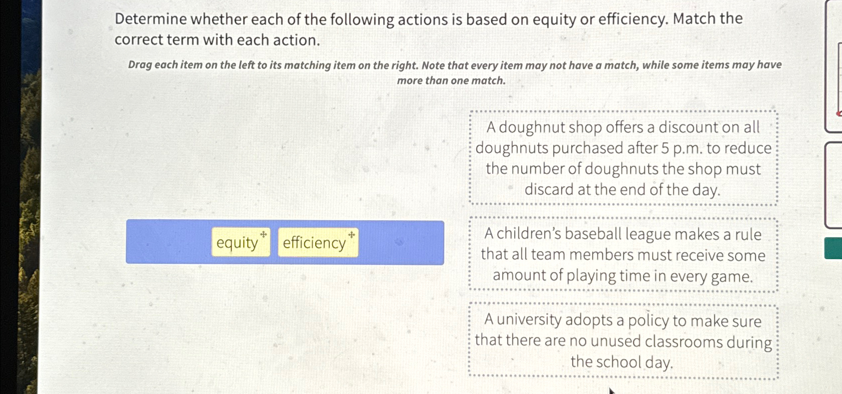 Solved Determine whether each of the following actions is | Chegg.com