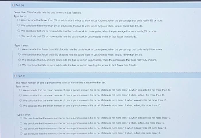 Solved State the Type 1 and Type II errors in complete | Chegg.com