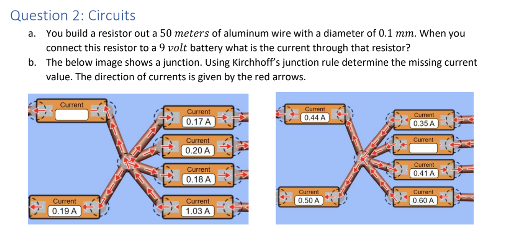 [Solved]: Question 2: Circuits a. You build a resi
