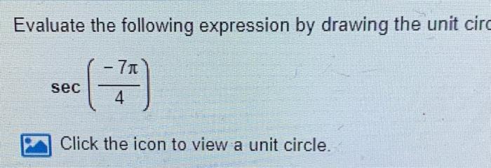 Solved Evaluate the following expression by drawing the unit | Chegg.com