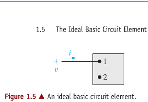 Solved The current entering the upper terminal of Fig. 1.5 | Chegg.com