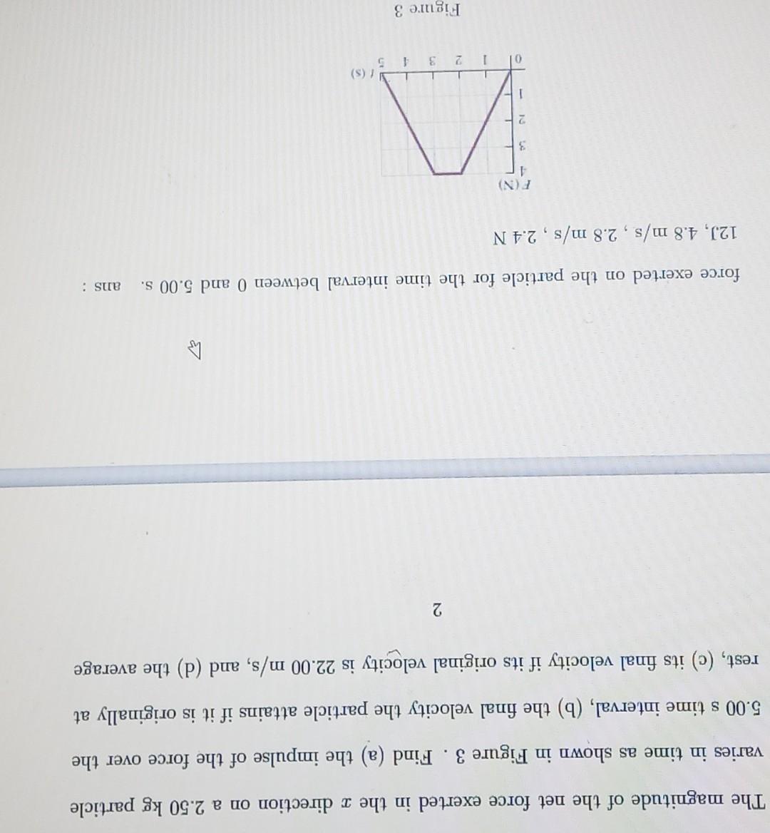 Solved The magnitude of the net force exerted in the \\( x | Chegg.com