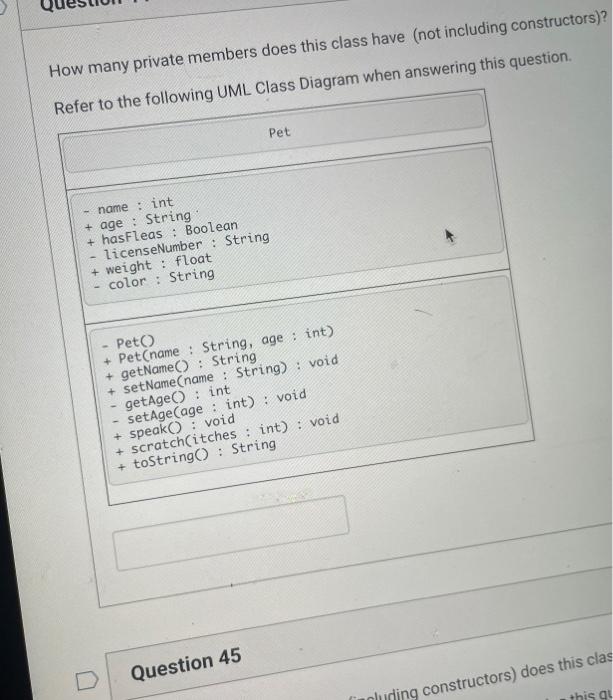 Solved How many private members does this class have (not | Chegg.com Solved How many private members does this class have (not | Chegg.com