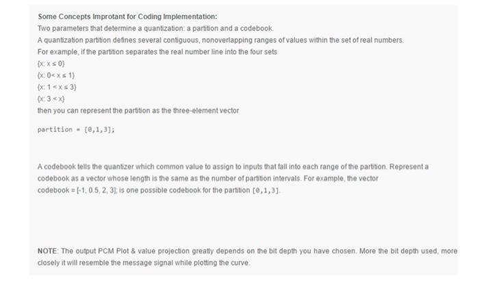 Pulse Code Modulation (PCM) Using MATLAB PC ACRO | Chegg.com