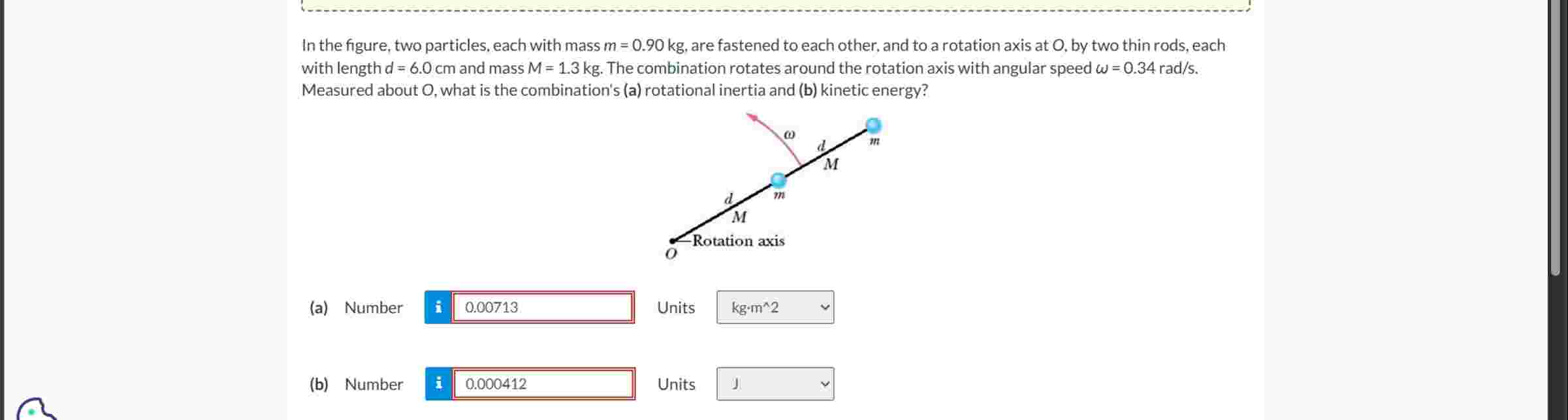 Solved In ﻿the figure, two particles, each with mass | Chegg.com