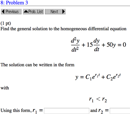 Solved Find the general solution to the homogeneous | Chegg.com
