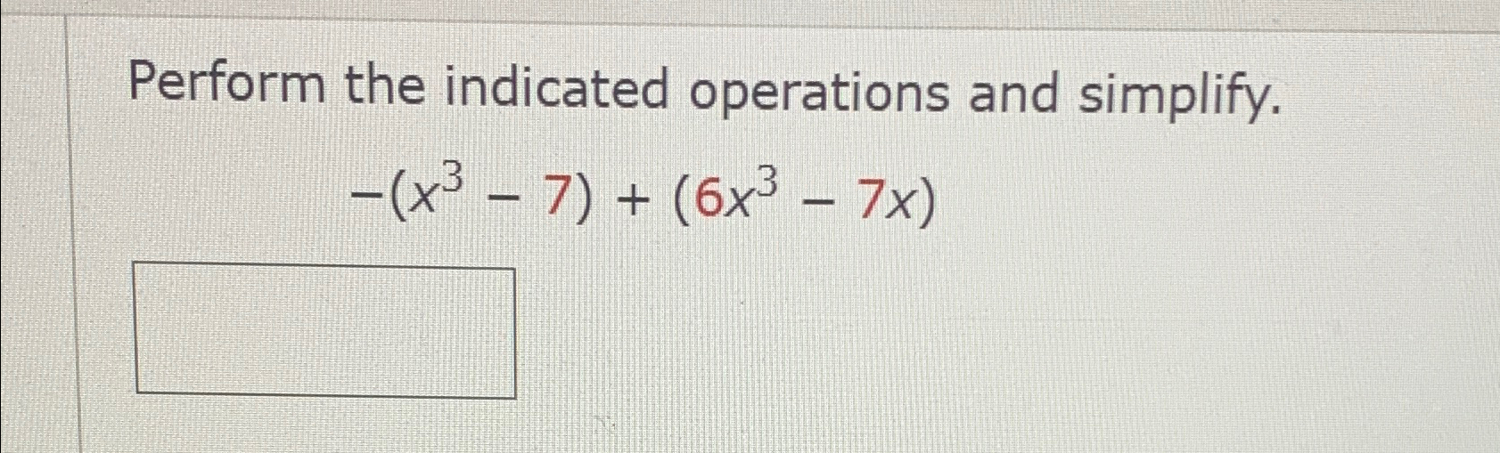 Solved Perform the indicated operations and | Chegg.com