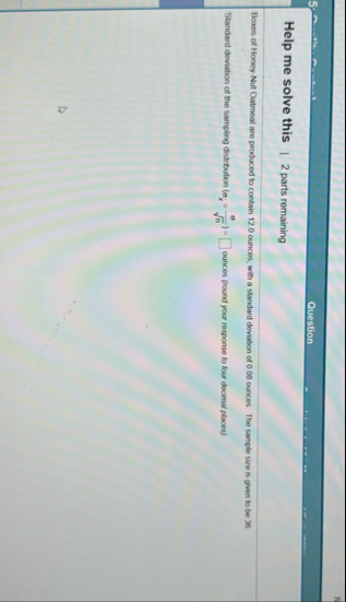 Solved Help me solve thisQuestion2 ﻿parts remainingBoxes of | Chegg.com