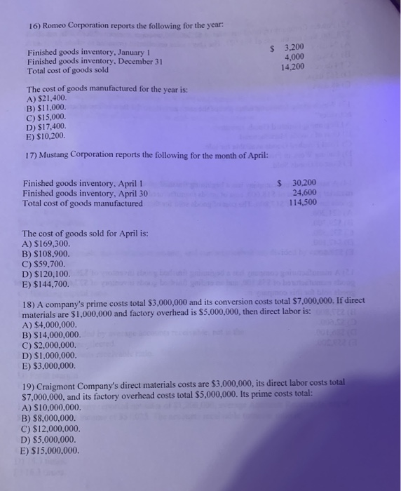 Solved 1) The common-size percent is computed by: A) | Chegg.com